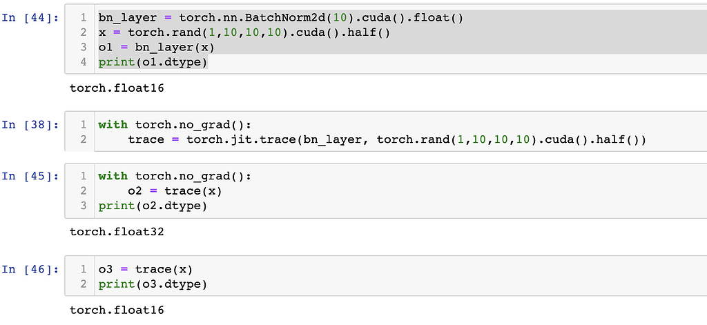 Batch Norm Mix Precision Jit Bug Jit PyTorch Forums