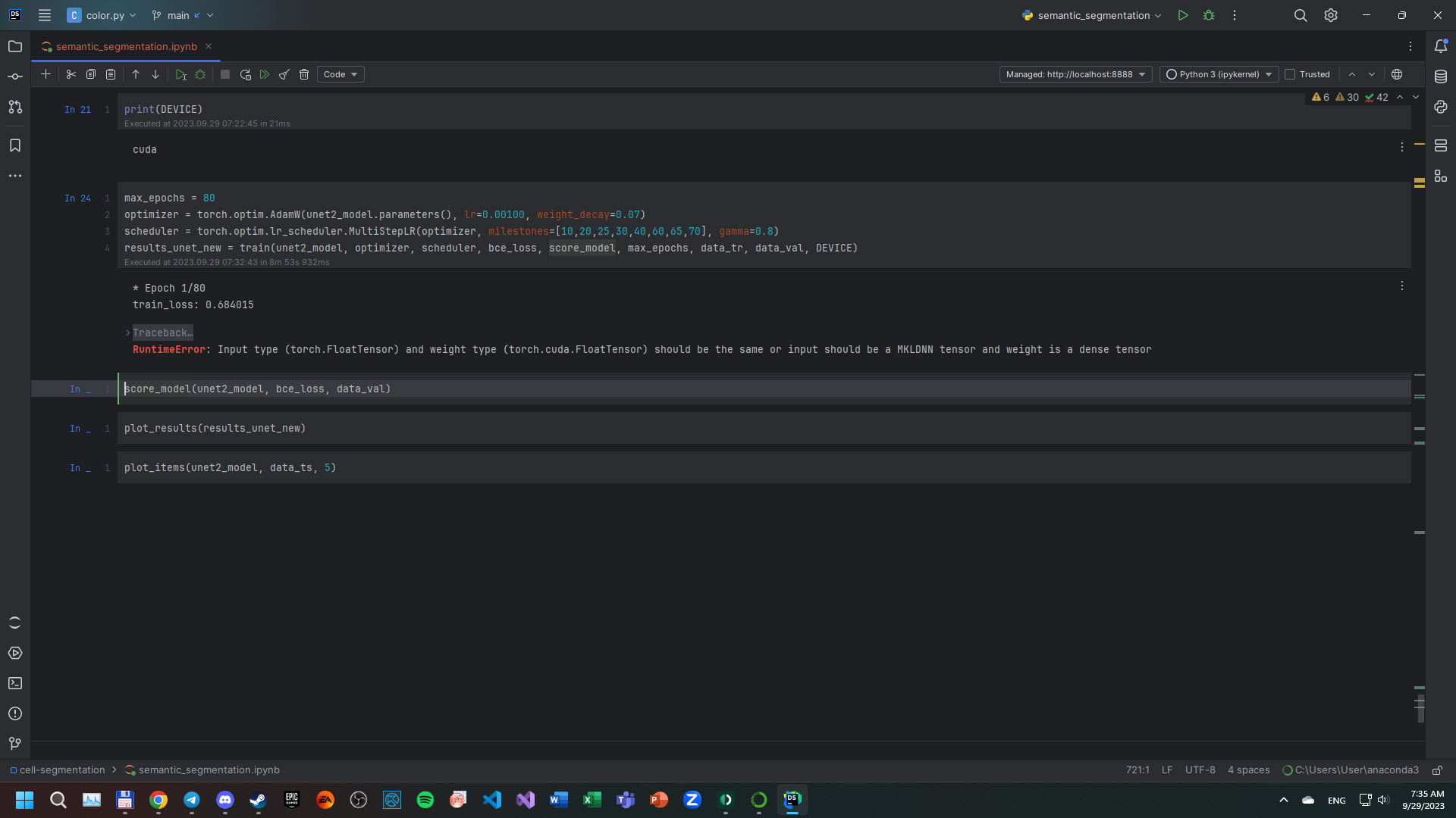 Trouble With Data Types In Training Pytorch Forums