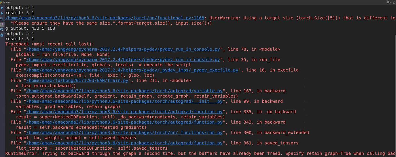 Why I must set 'retain_graph=True' so that my program can run without ...