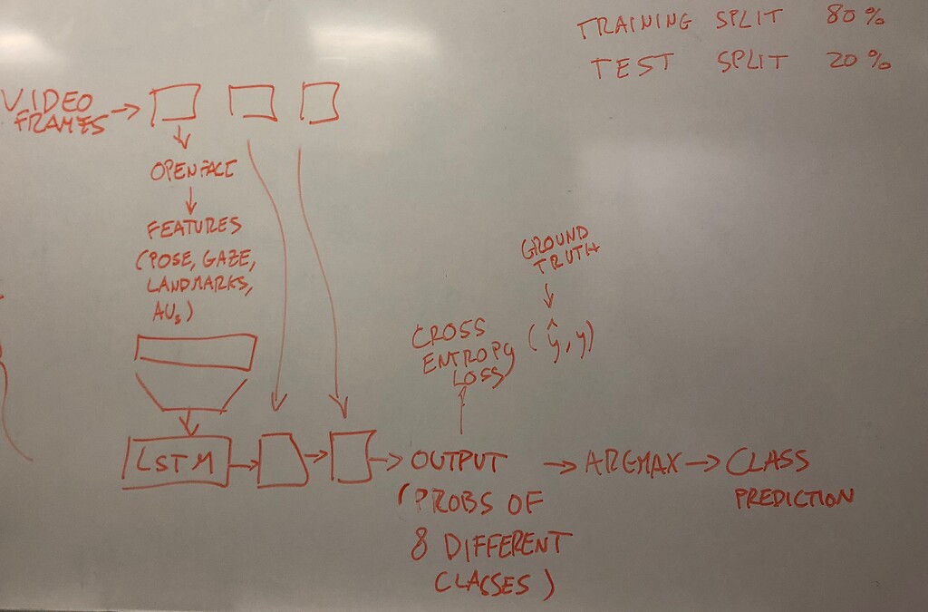 Supervised classification of OpenFace feature vectors with LSTM - vision - PyTorch Forums