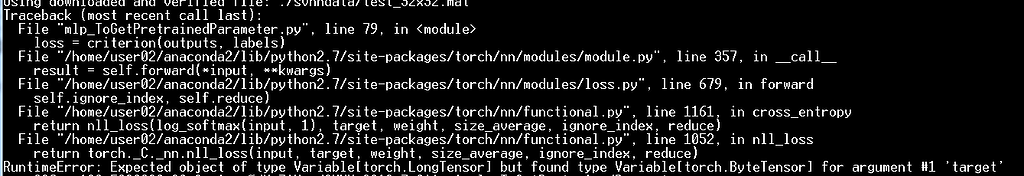 Runtimeerror Expected Object Of Type Variable Torchlongtensor But Found Type Variable Torch 6140