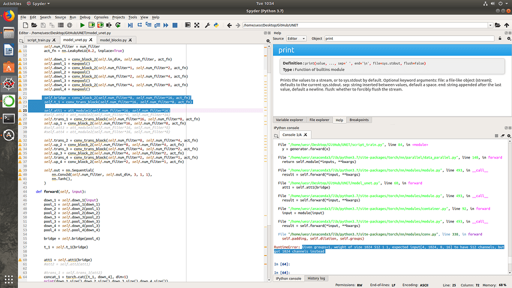 Want to add a CNN block in between but getting dimension error - PyTorch Forums