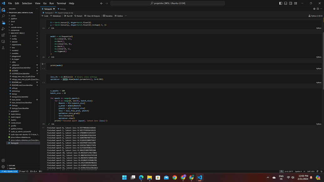 Optimization error Adam.step() - data - PyTorch Forums
