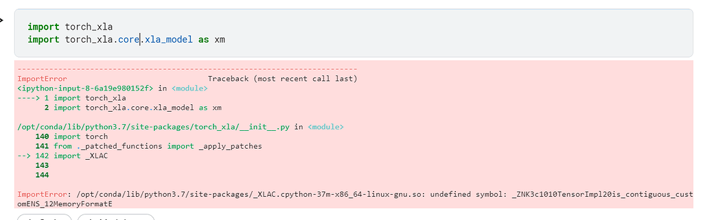 Kaggle TPU usage error - PyTorch Forums Kaggle TPU usage error - PyTorch Forums