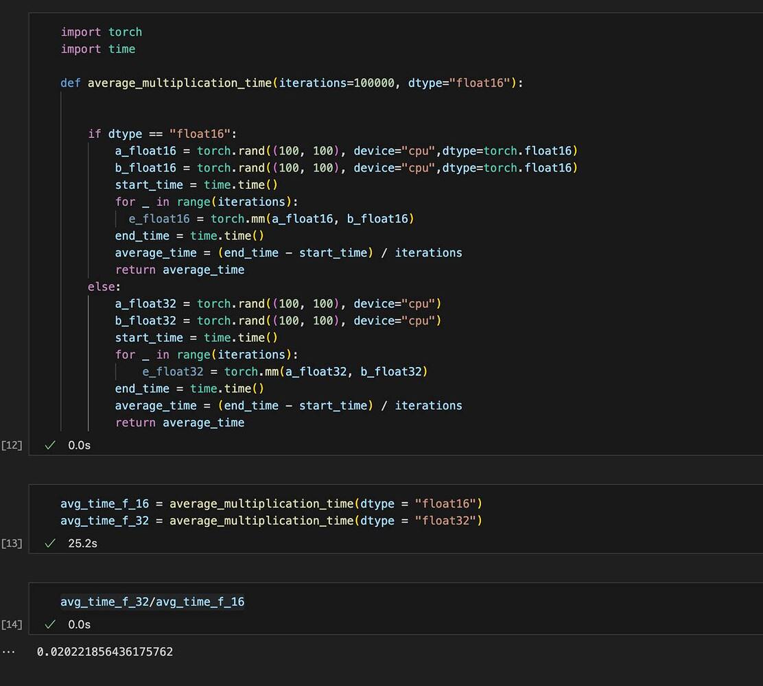 Matrix multiplication implementation in PyTorch - PyTorch Forums