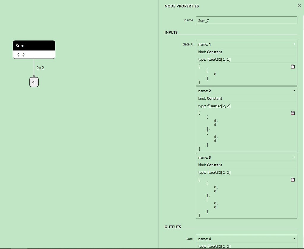 Error when compiling a Sum node - glow - PyTorch Forums