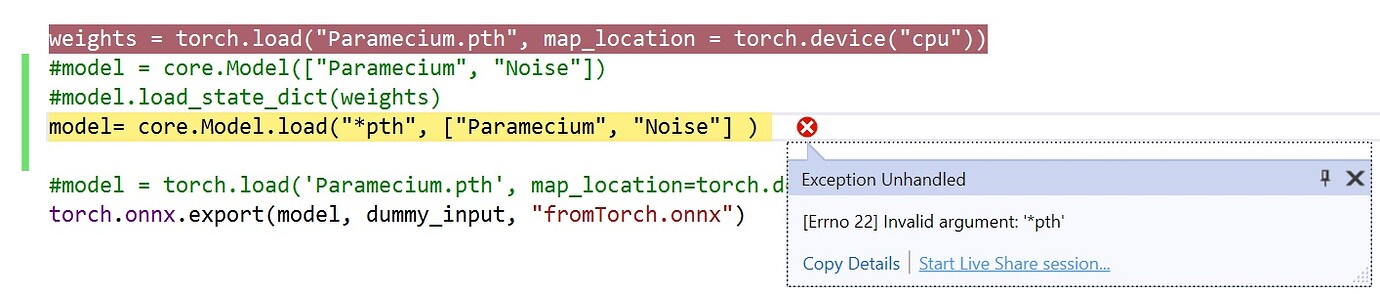 Convert to ONNX. Why it fails? - PyTorch Forums Convert to ONNX. Why it fails? - PyTorch Forums