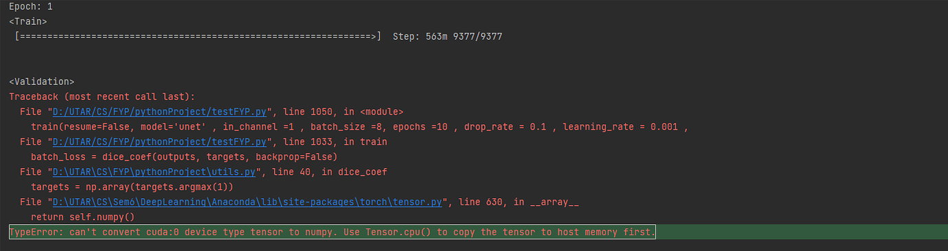 TypeError: can't convert cuda:0 device type tensor to numpy. Use Tensor ... TypeError: can't convert cuda:0 device type tensor to numpy. Use Tensor ...