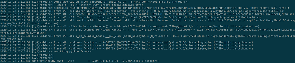 Cuda initialization error - distributed - PyTorch Forums