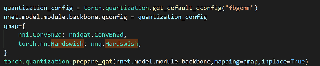 AttributeError: 'Hardswish' object has no attribute 'activation_post_process' - quantization ...