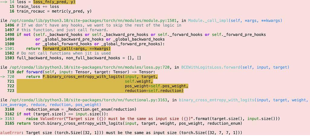 Shape Error In Target Vision Pytorch Forums