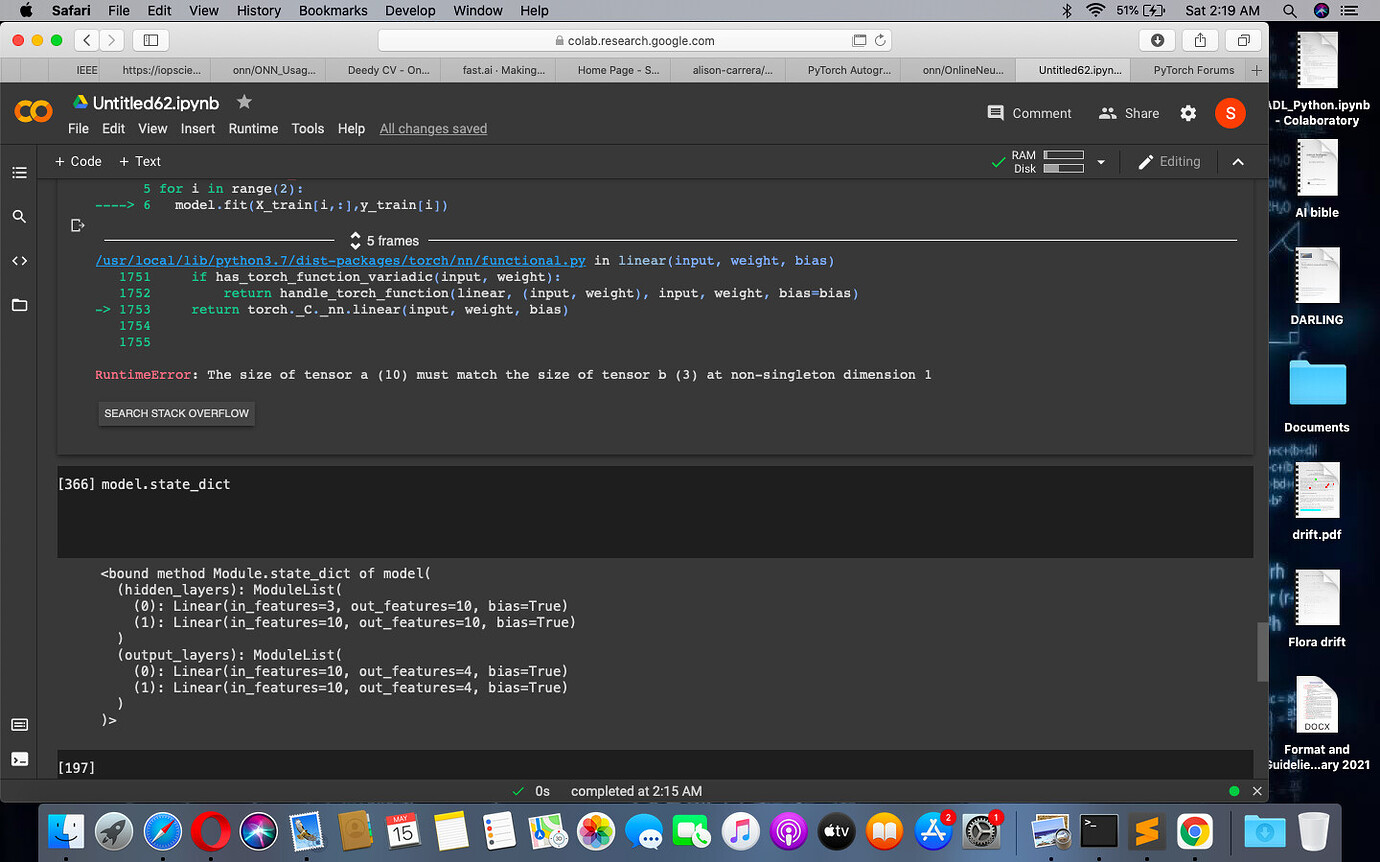 RuntimeError The Size Of Tensor A 10 Must Match The Size Of Tensor B 