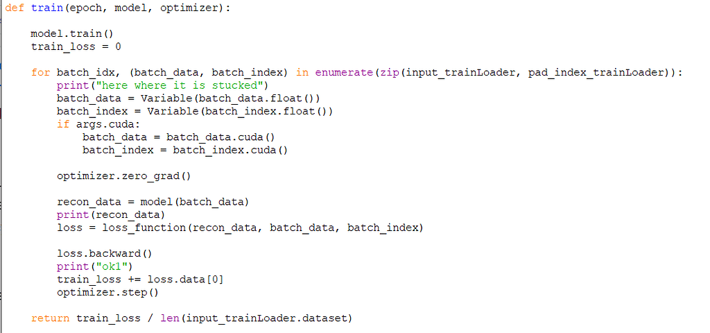 No error, but it is not executed - PyTorch Forums