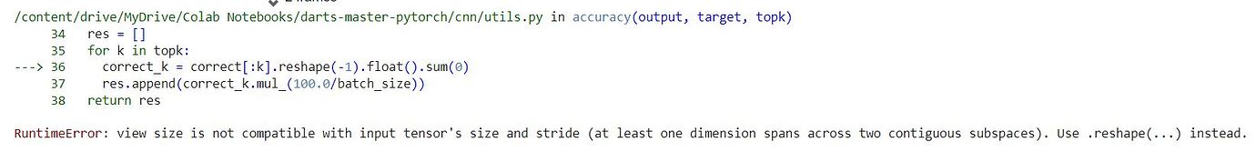 View Size Is Not Compatible With Input Tensors Size And Stride Pytorch Forums
