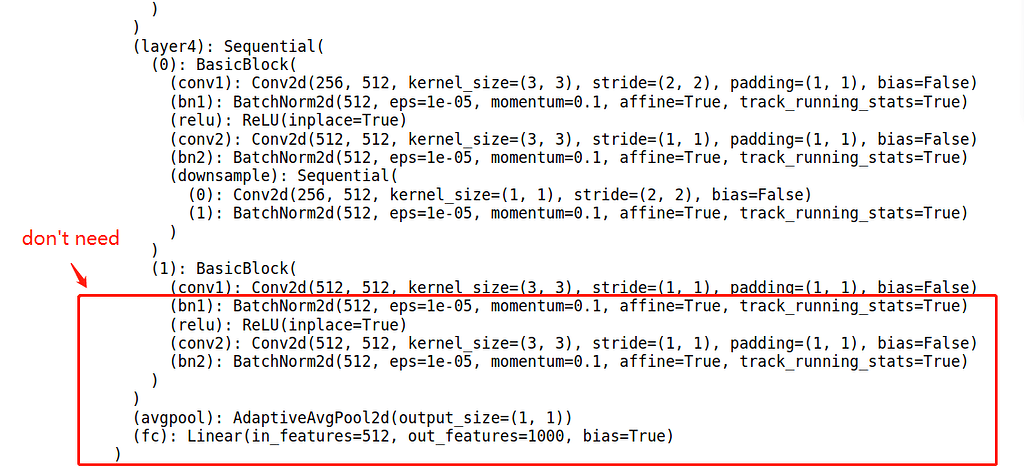 How to remove some layers in Resnet18? - PyTorch Forums
