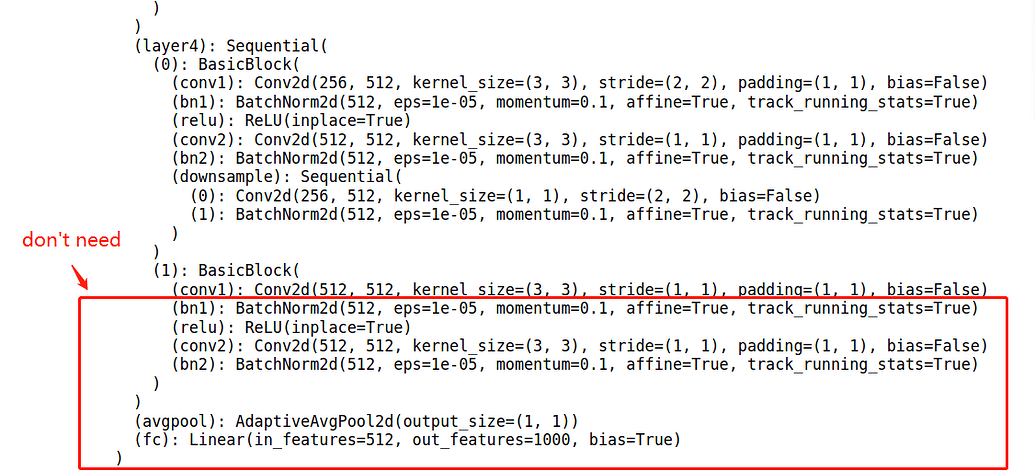 How to remove some layers in Resnet18? - PyTorch Forums