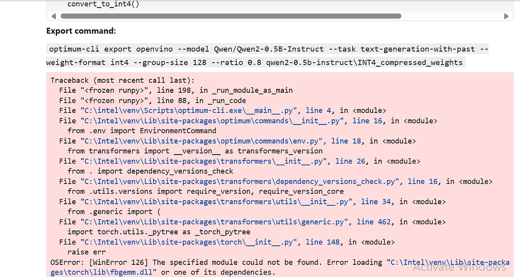 Failed to import pytorch fbgemm.dll or one of its dependencies is missing - Page 2 - windows ...