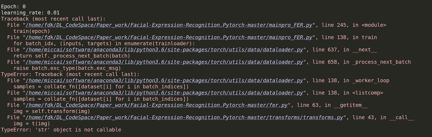 Str Object Is Not Callable Pytorch Forums
