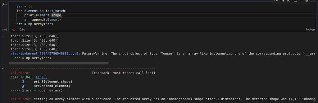 Tuple To Tensor Conversion Doesnt Work Data Pytorch Forums 