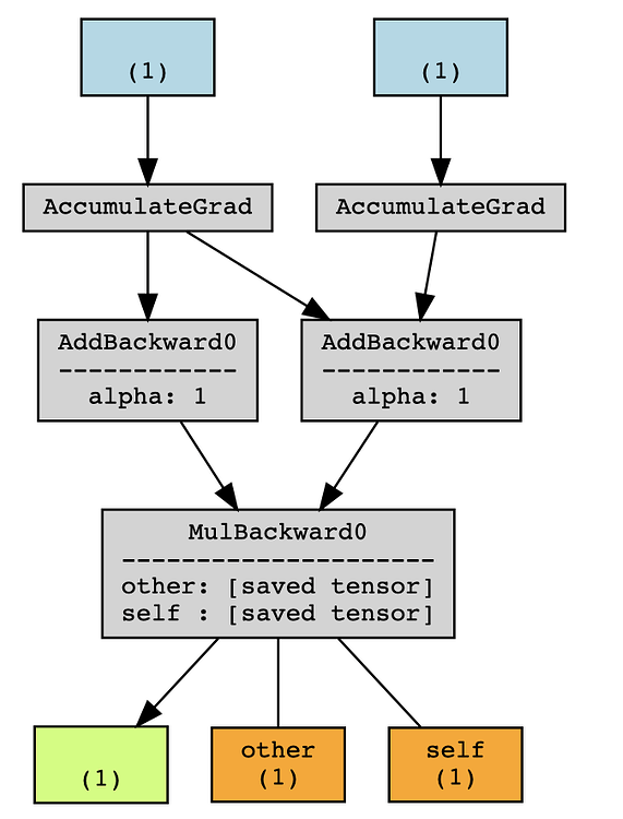 What is the storage structure of computation graph, what is freed after backward() and how it is ...