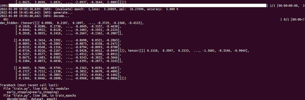 Attributeerror Tuple Object Has No Attribute Repeat Nlp