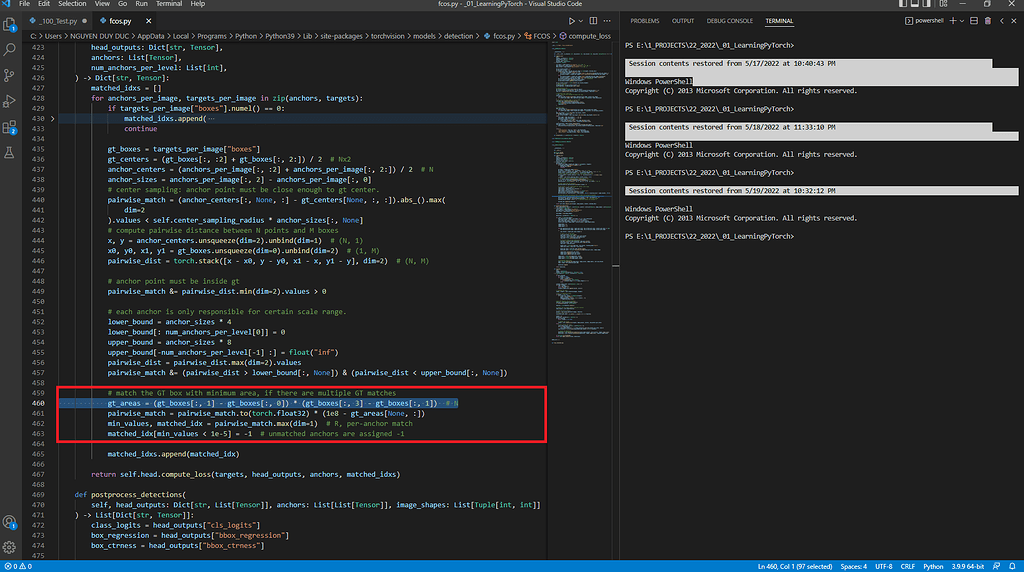 About FCOS Model - vision - PyTorch Forums