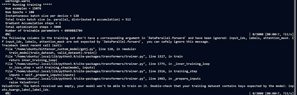 Empty batch recieved - nlp - PyTorch Forums