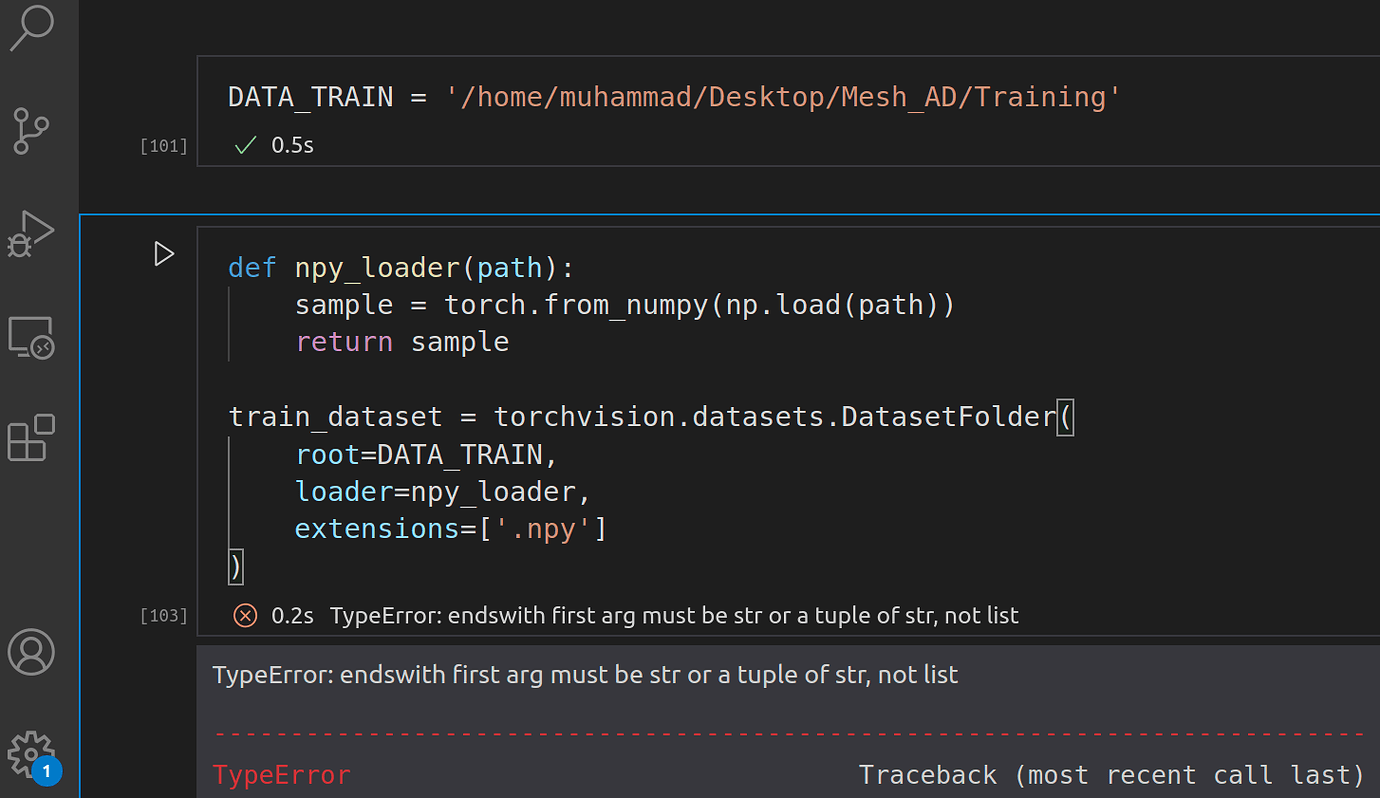 Loading .npy files using torchvision - PyTorch Forums