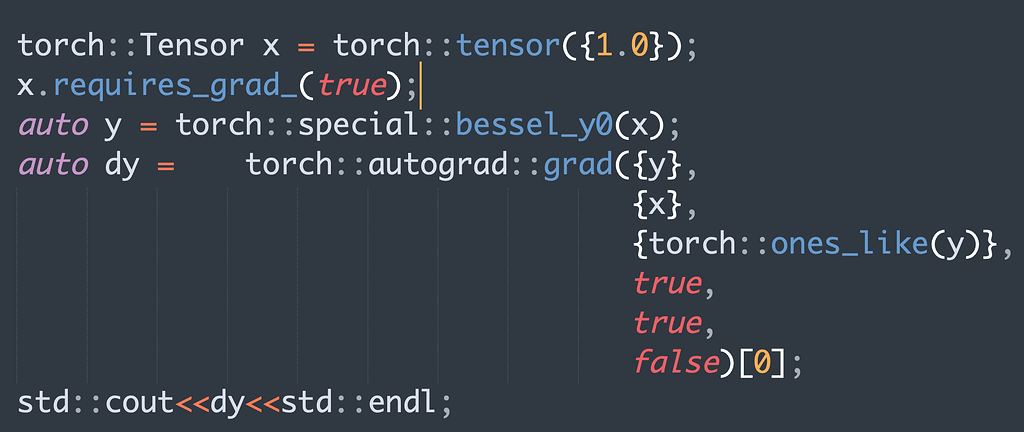 A problem about "autograd" and "special_bessel_j0" - autograd - PyTorch Forums