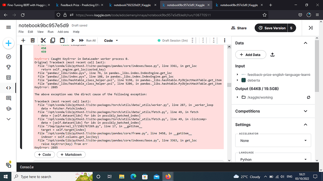 Boolean Array Expected For The Condition Not Float Nlp Pytorch Forums