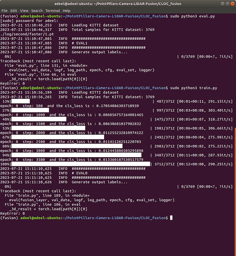 I am trying to run this command: sudo python3 train.py , but getting ... I am trying to run this command: sudo python3 train.py , but getting ...