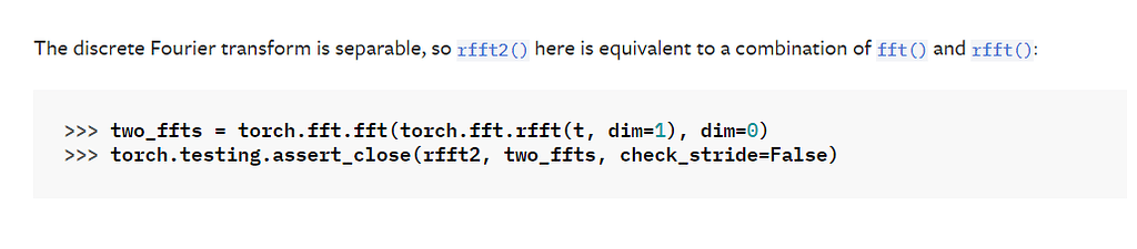 Torch Fft Rff2 And A Combination Of Fft Mismatch Vision Pytorch Forums