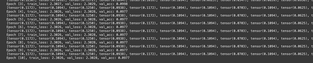 CNN model does not update weights - vision - PyTorch Forums CNN model does not update weights - vision - PyTorch Forums