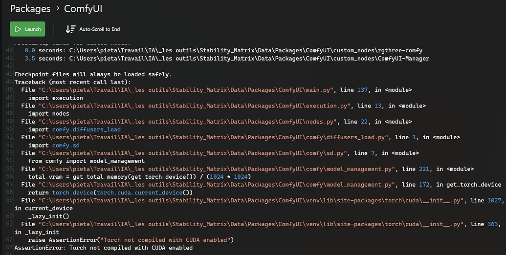 Torch Not Compiled With Cuda Enabled For Comfyui Pile