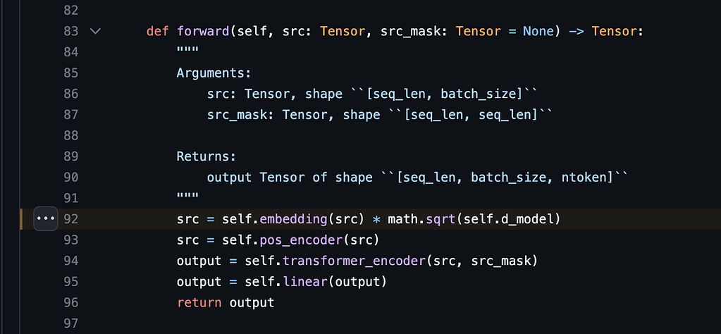 Why multiply sqrt(d_model) before TransformerEncoderLayer? - PyTorch Forums