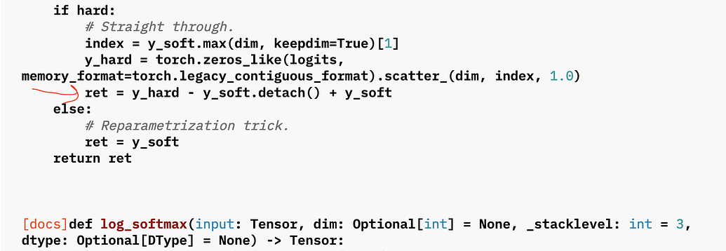 Understanding gumbel_softmax implementation - autograd - PyTorch Forums