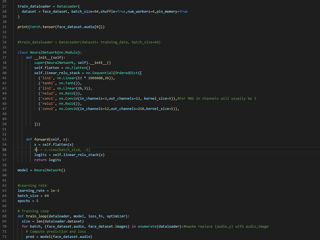 Can't design neural network to map mfcc to images - PyTorch Forums