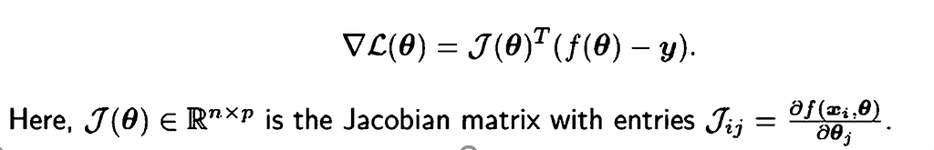 How to compute the Jacobian matrix of the network's parameters? - PyTorch Forums