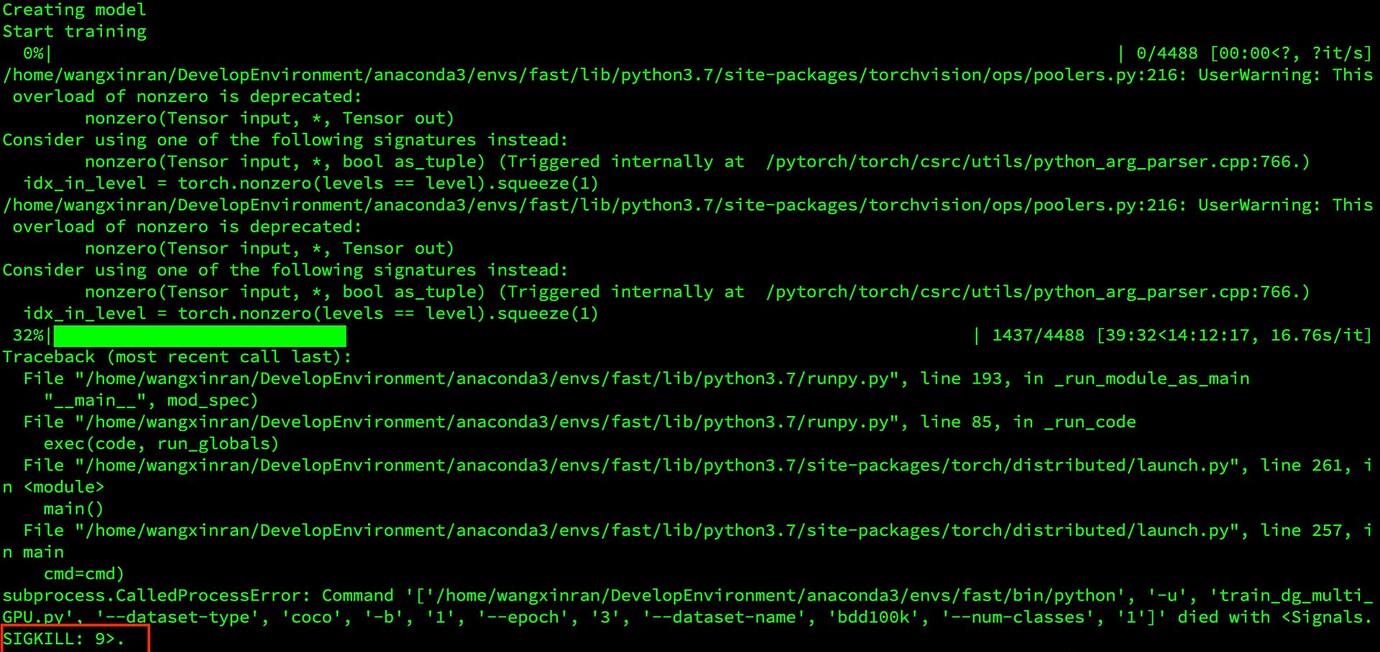 Died with . When in first epoch, the program is killed - PyTorch Forums