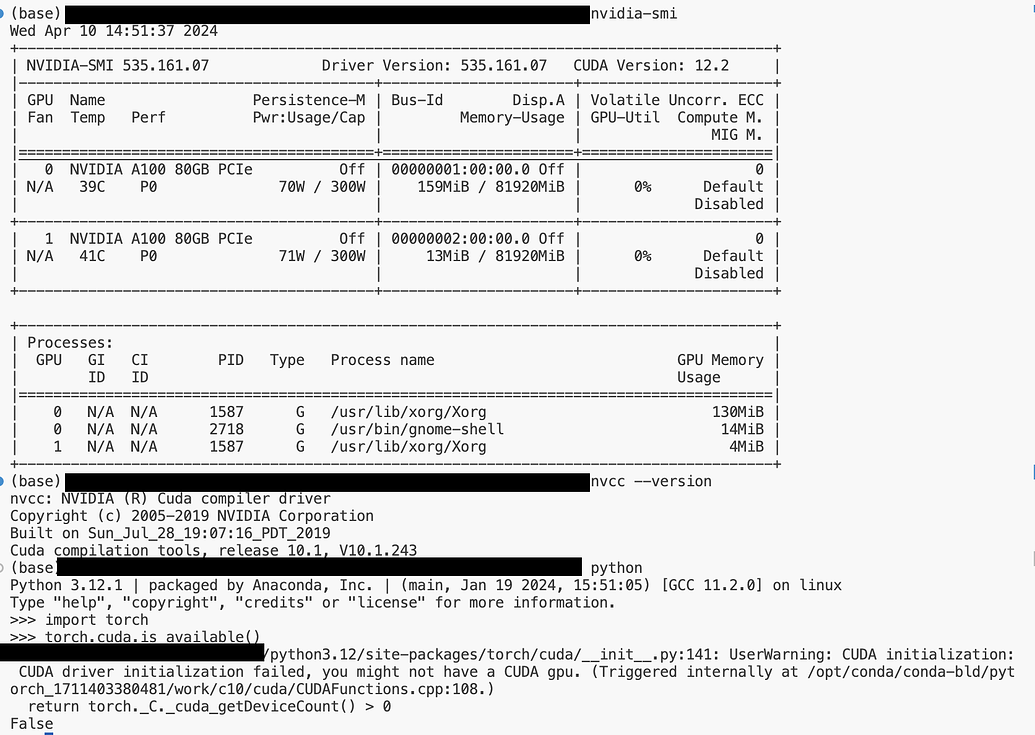 PyTorch unable to identify the GPU and CUDA - PyTorch Forums