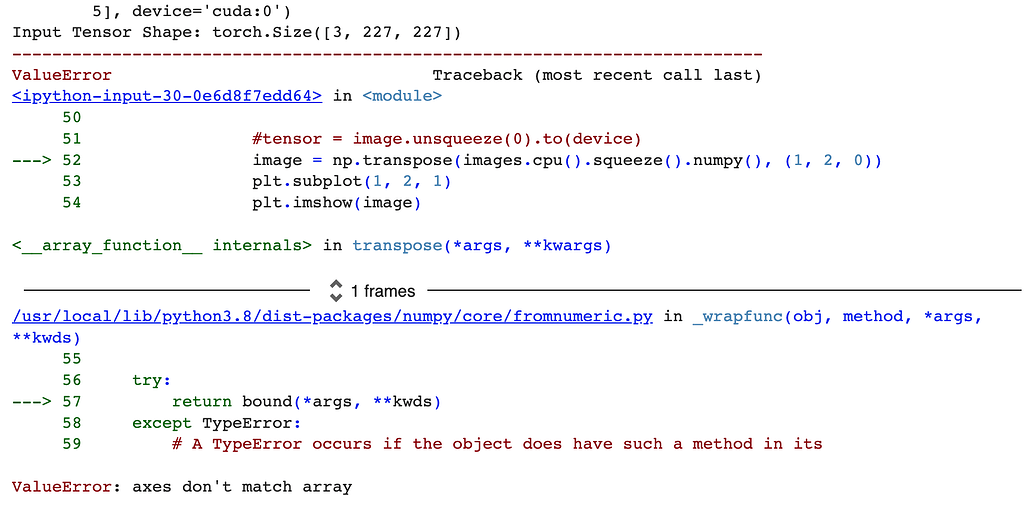 GradCAM visualization and error - PyTorch Forums