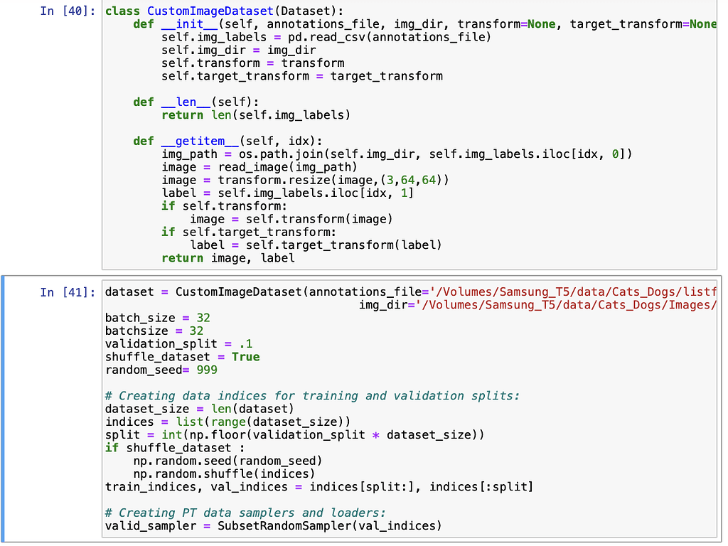 Not able to iterate a custom dataset - vision - PyTorch Forums