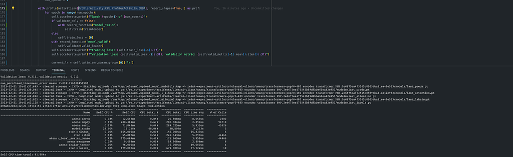 Profiling with hugging face accelerate - PyTorch Forums