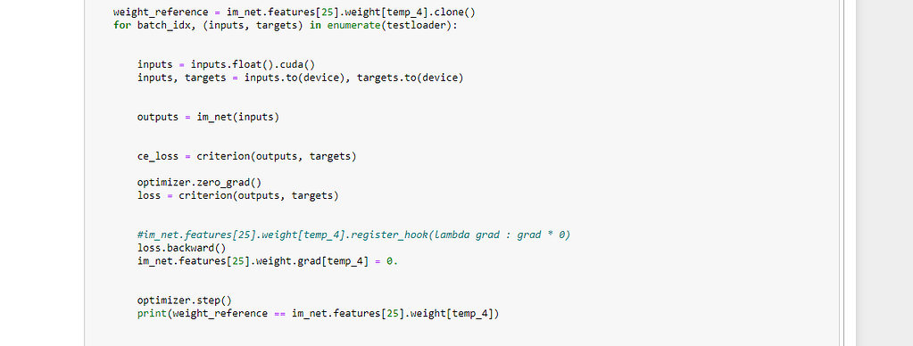 How to freeze or fix the specific(subset, partial) weight in convolution filter - autograd ...