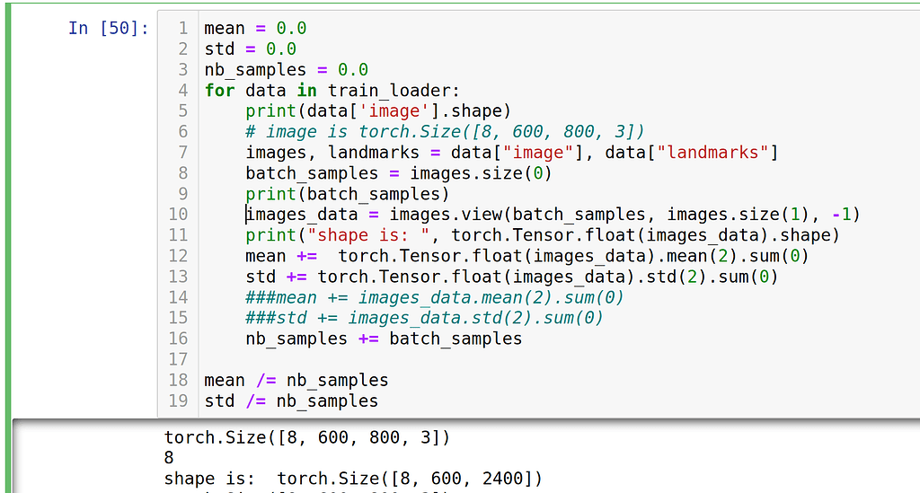I Get A Tensor Of 600 Values Instead Of 3 Values For Mean And Std Vision Pytorch Forums 9815