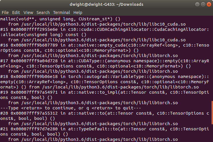Kernel dies when moving model to cuda - PyTorch Forums