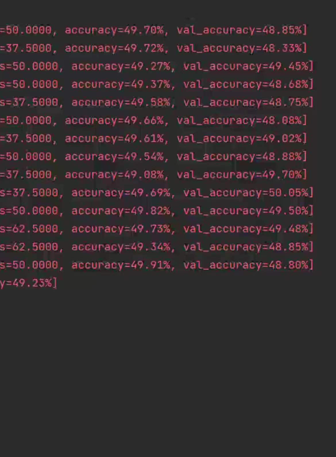 Why doesn't the accuracy change when I train - vision - PyTorch Forums