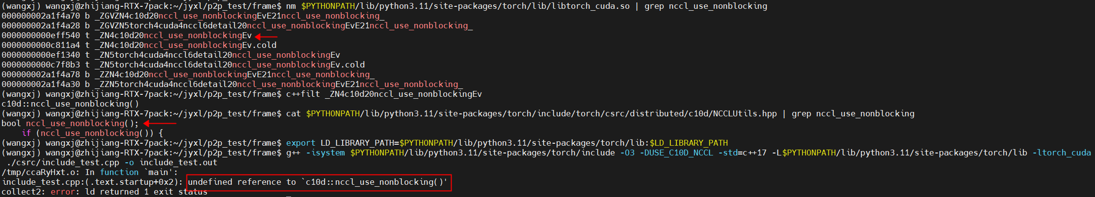 How To Use Method `ncclusenonblocking` From Torchcsrcdistributedc10dncclutilshpp