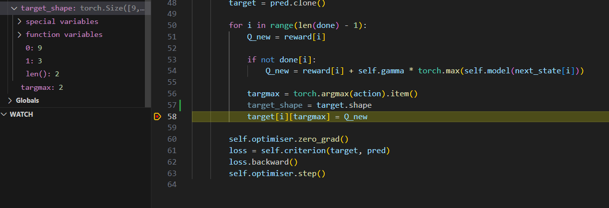 Index 5 is out of bounds for dimension 0 with size 3 - PyTorch Forums